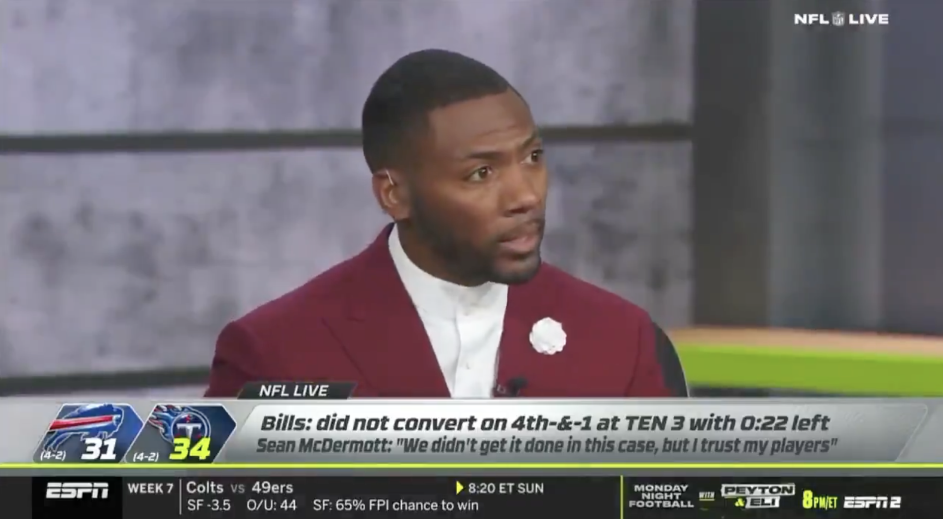 Look: ESPN's Ryan Clark Not Happy With Jeff Saturday Hire - The Spun