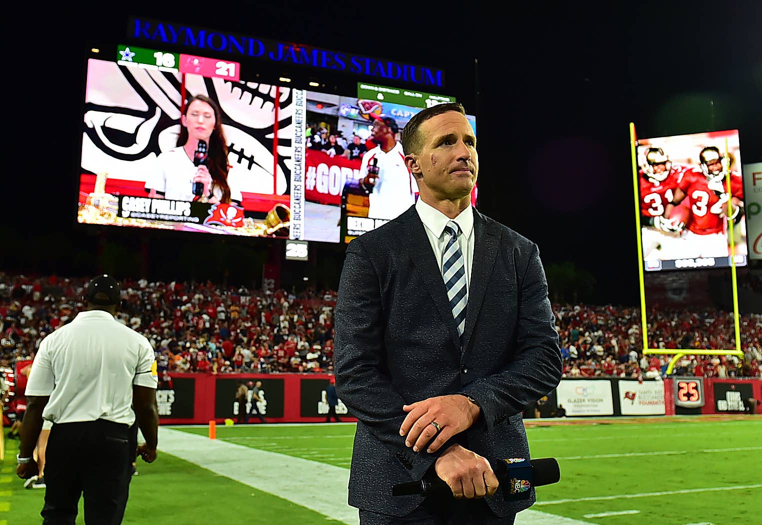 NFL Fans In Agreement On Drew Brees' Broadcasting Debut - The Spun