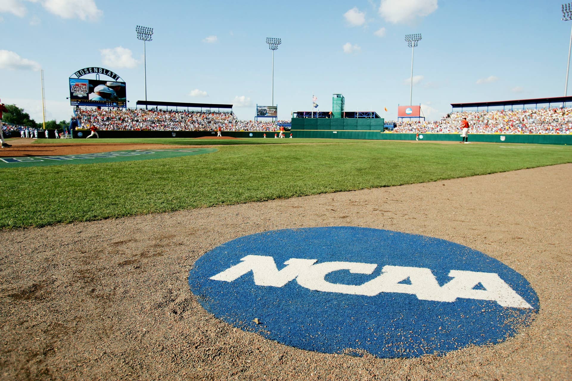 College Baseball Umpire Gets Knocked Out During Game Friday - The Spun