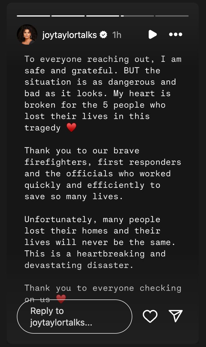 Joy Taylor Releases Statement On Her Status Thursday Afternoon - The Spun