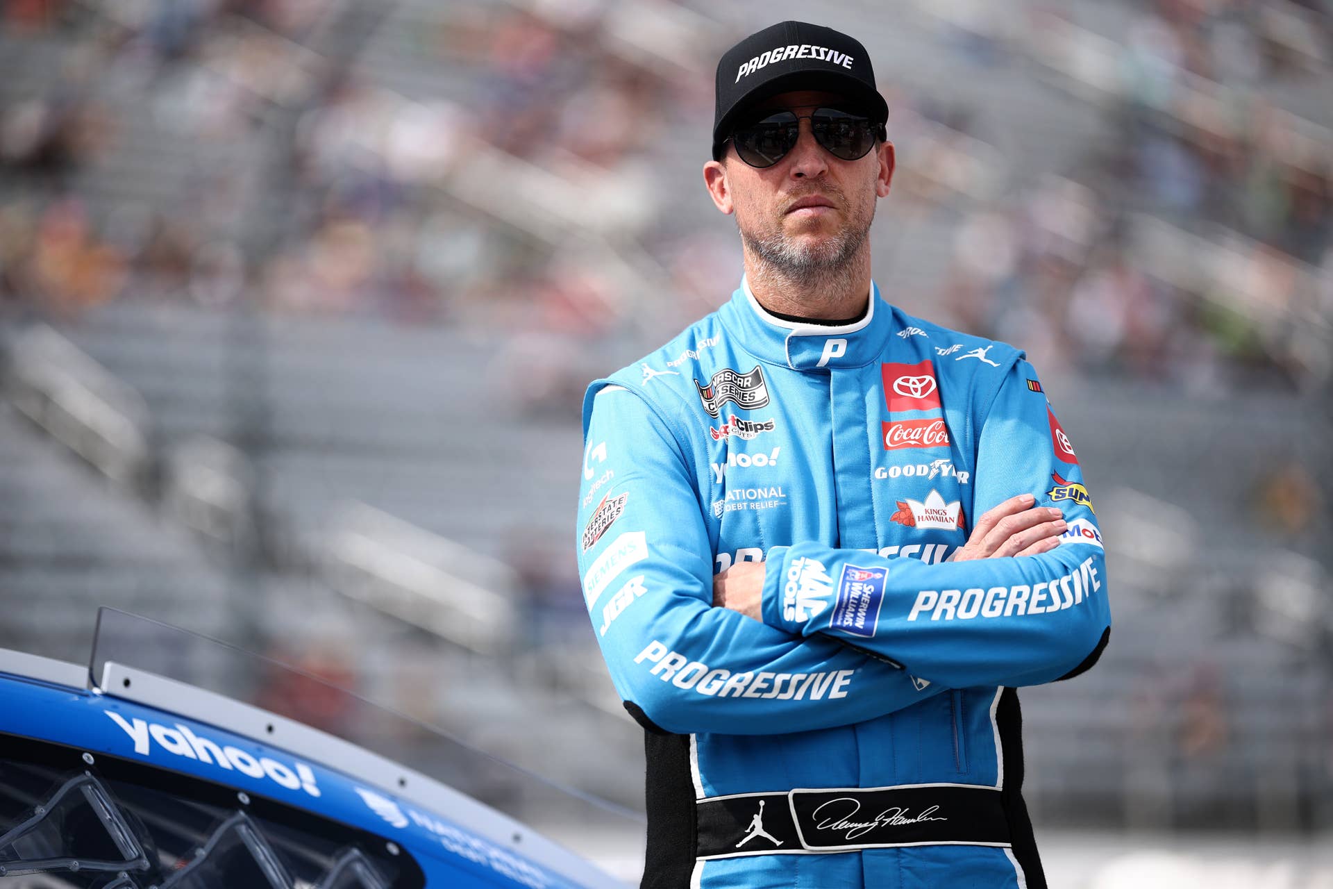 Denny Hamlin Issues Stern Warning To NASCAR Driver Noah Gragson - The Spun