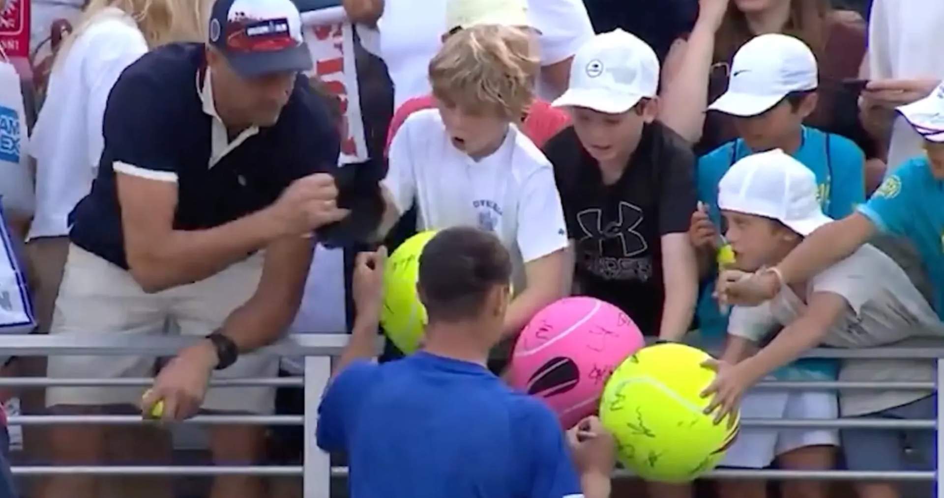 Man Who Stole Hat From Kid At U.S. Open Releases Statement - The Spun