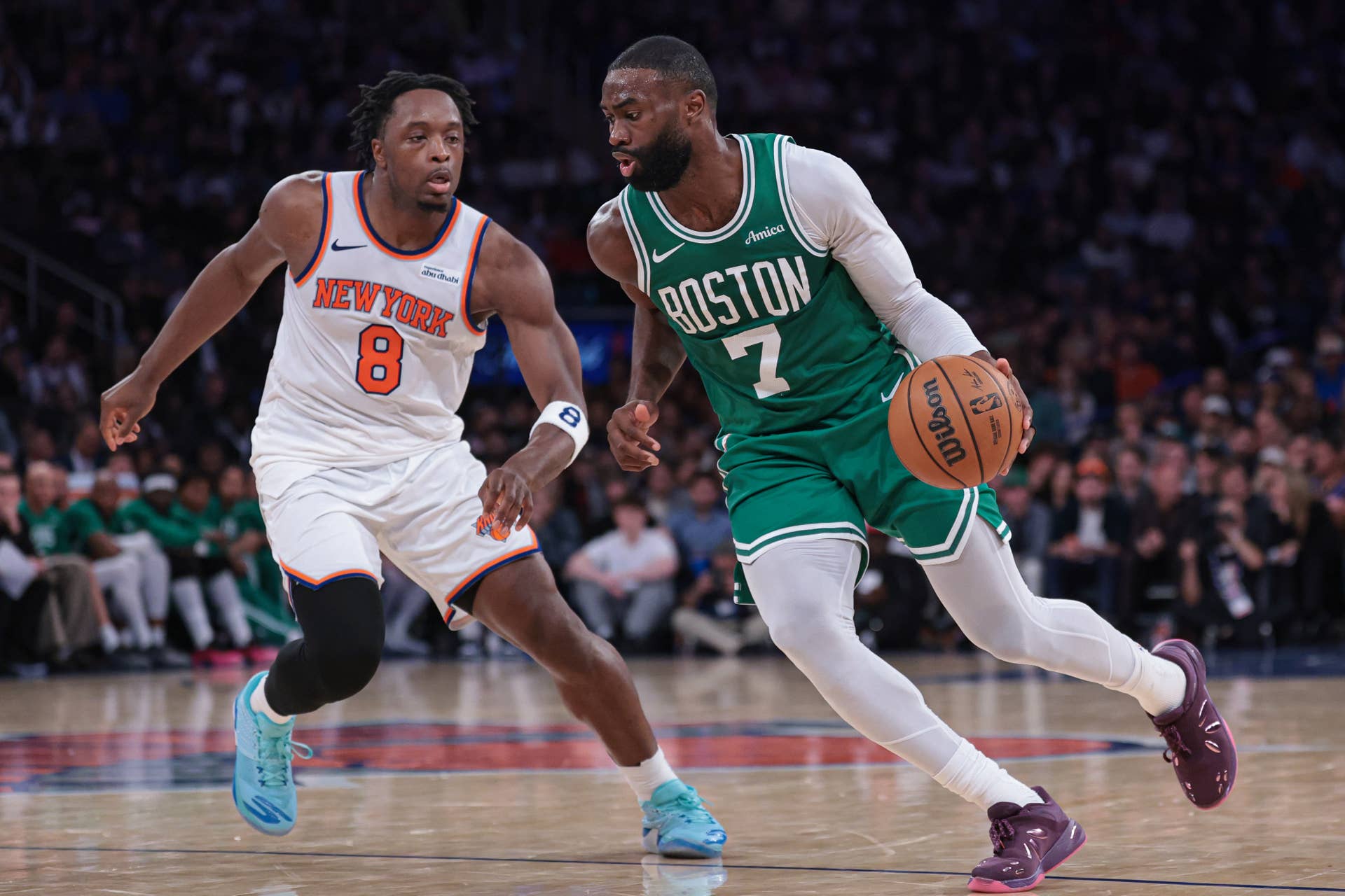 Video Of Celtics Star Jaylen Brown's Hairline Goes Viral For ...