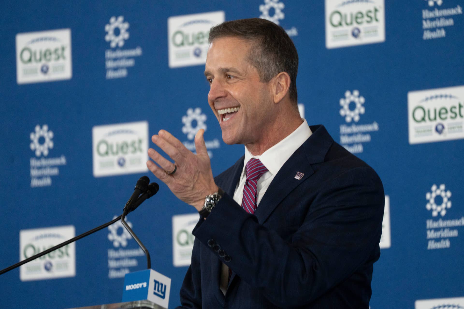 New York Giants Fans Are Thrilled With John Harbaugh's Cowboys ...