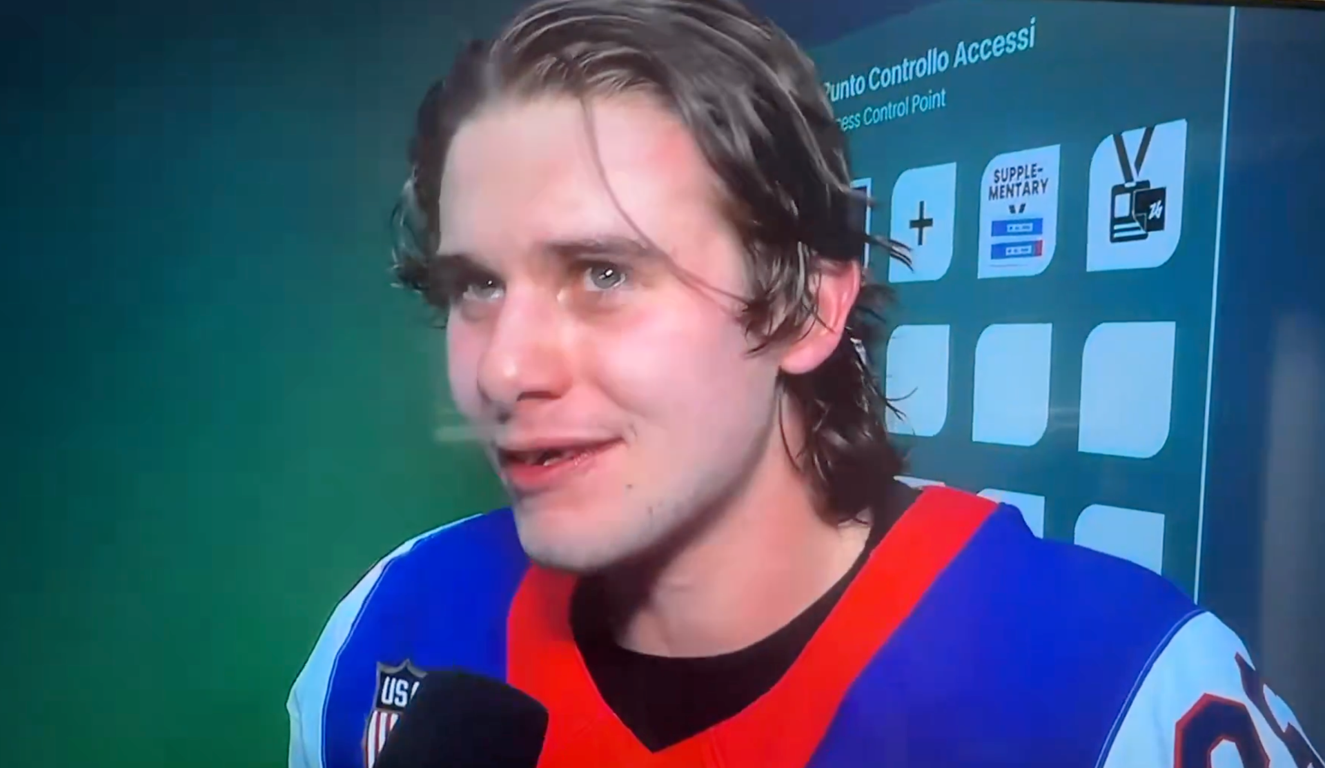 Jack Hughes' Postgame Interview On NBC Immediately Goes Viral - The Spun