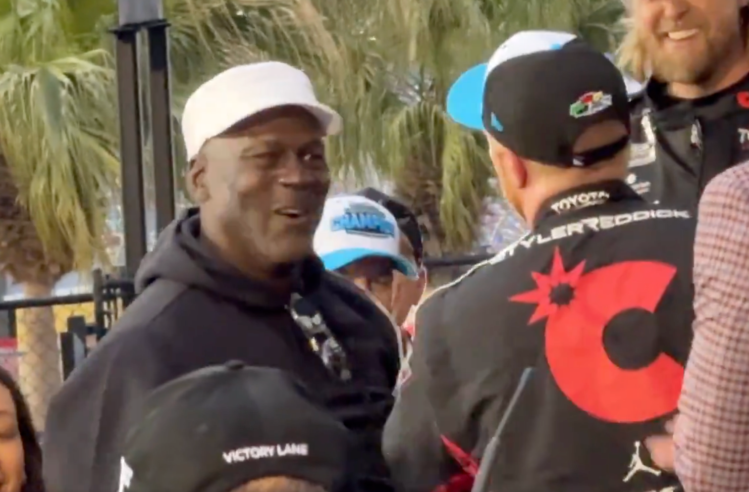 Video Shows Michael Jordan's Reaction To Daytona 500 Win Sunday - The Spun