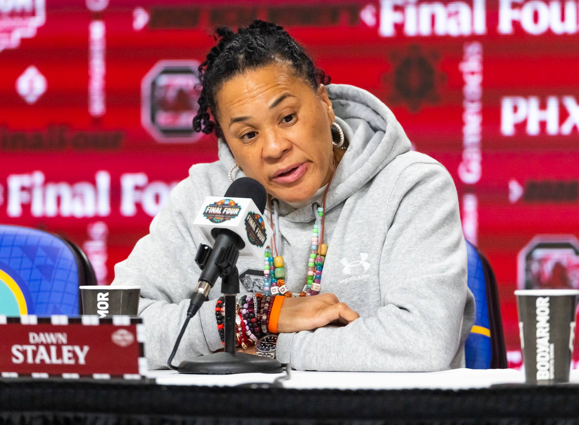 Dawn Staley Unhappy With Reporter's 'Biased' Kate Martin Comment - The Spun