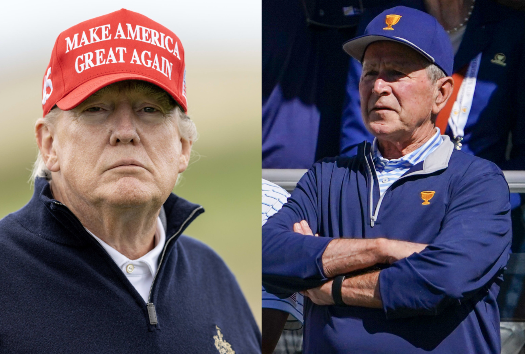 President Trump, President Bush Made 'Very Different' Golf Decisions ...