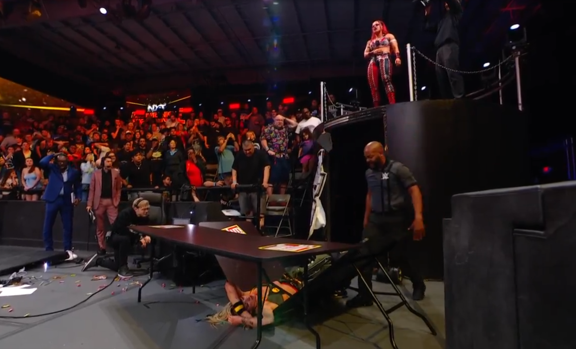 WWE Fans Concerned About Sol Ruca After Nasty Fall - The Spun