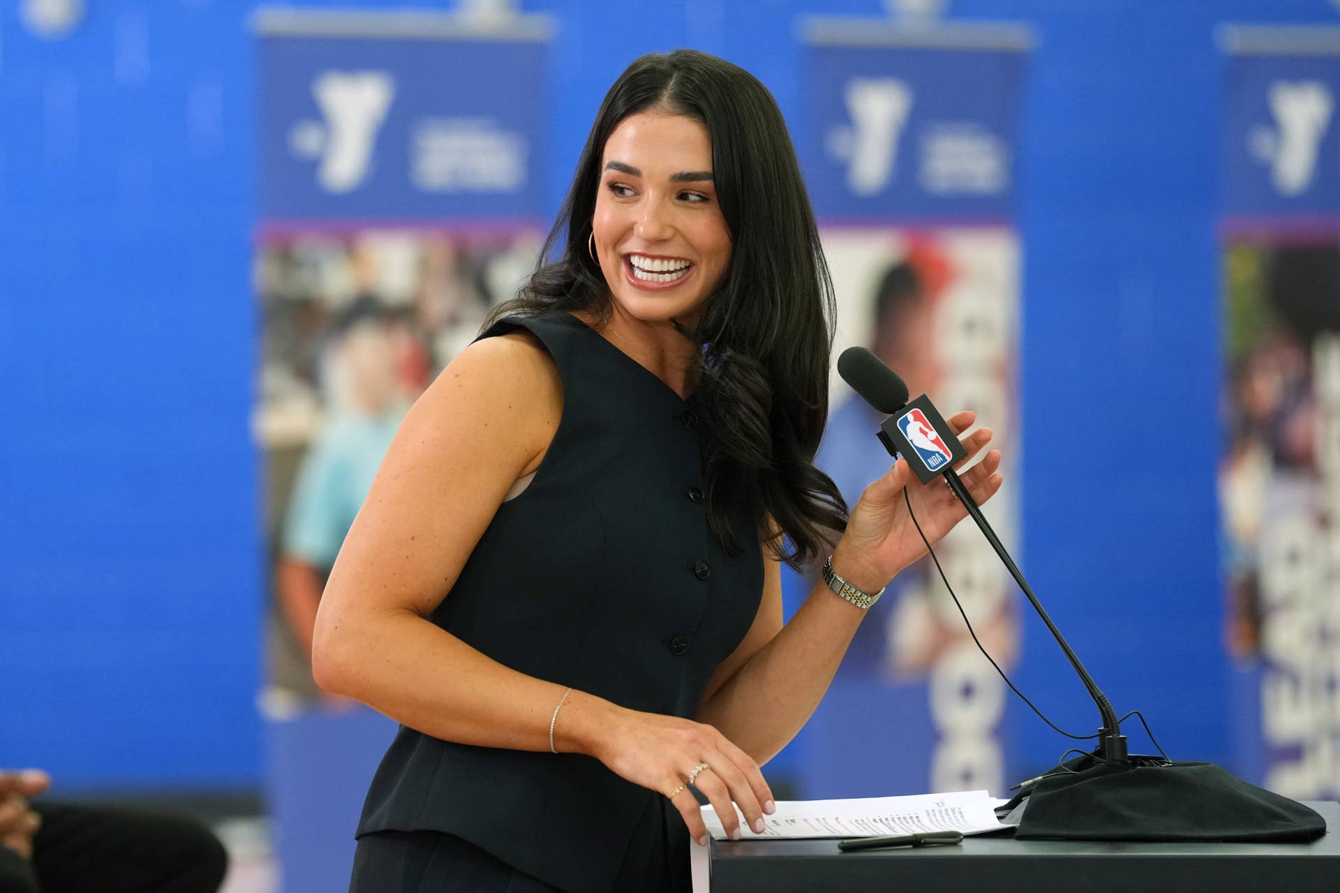 Courtside Reporter Ashley ShahAhmadi Is Clear Star Of NBA Playoff - The ...