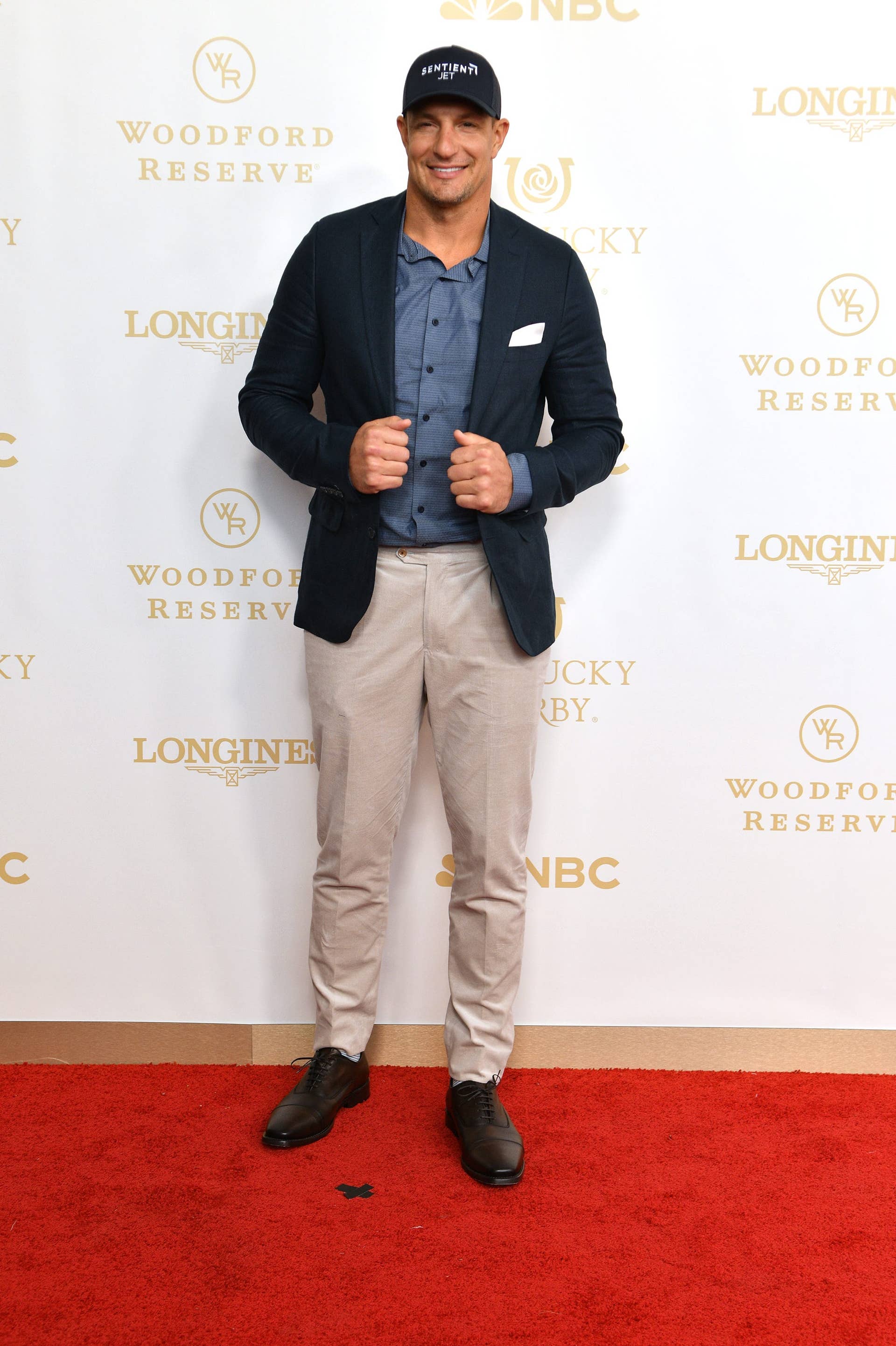 Rob Gronkowski Gets Accused Of Not Following Kentucky Derby Dress Code ...