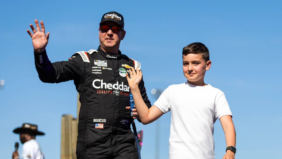 NASCAR Drivers Make Promise To Kyle Busch's 11-Year-Old Son - The Spun