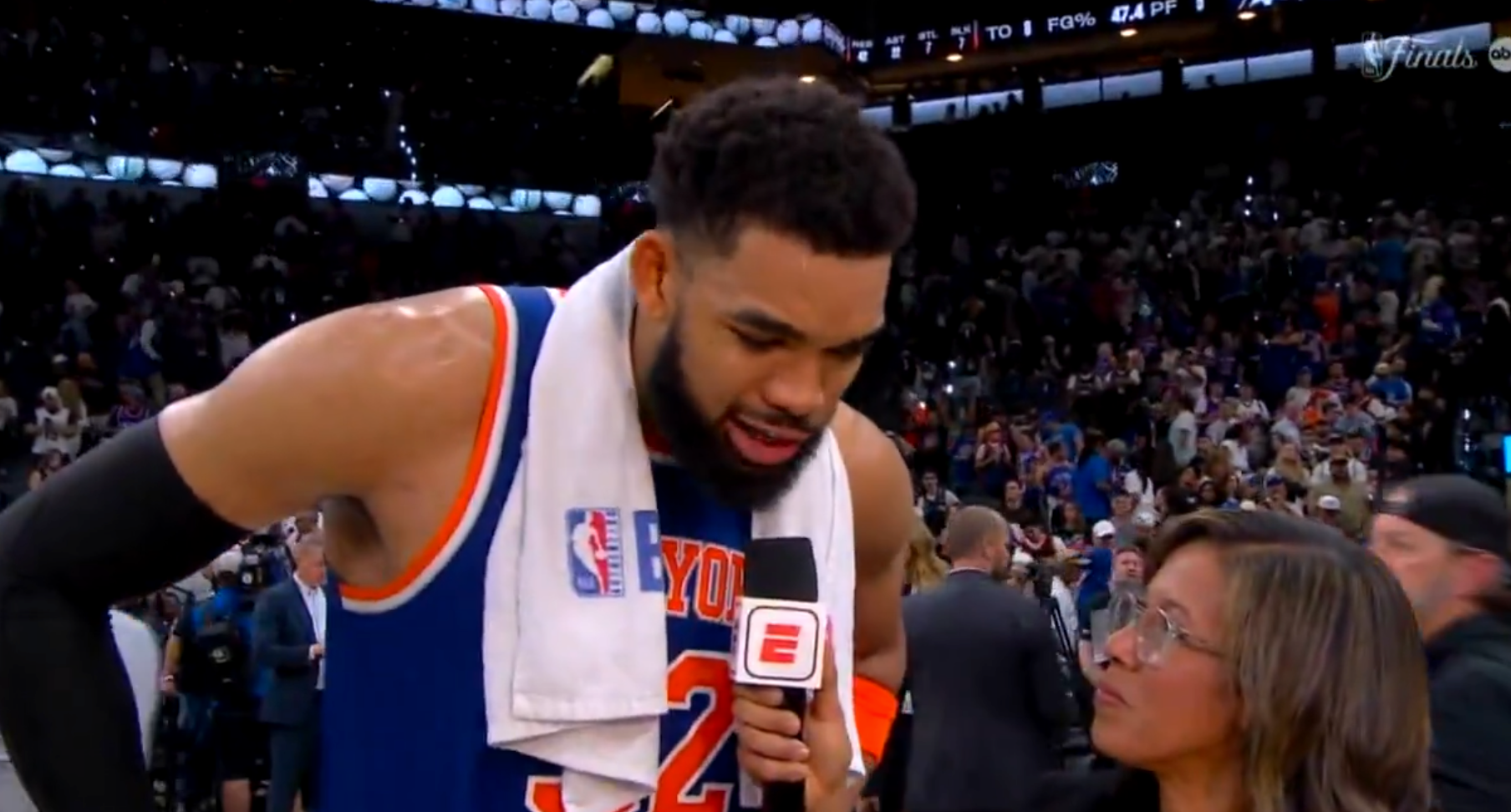 Karl-Anthony Towns Had Beautiful Message For Late Mom After Game 2 Win ...