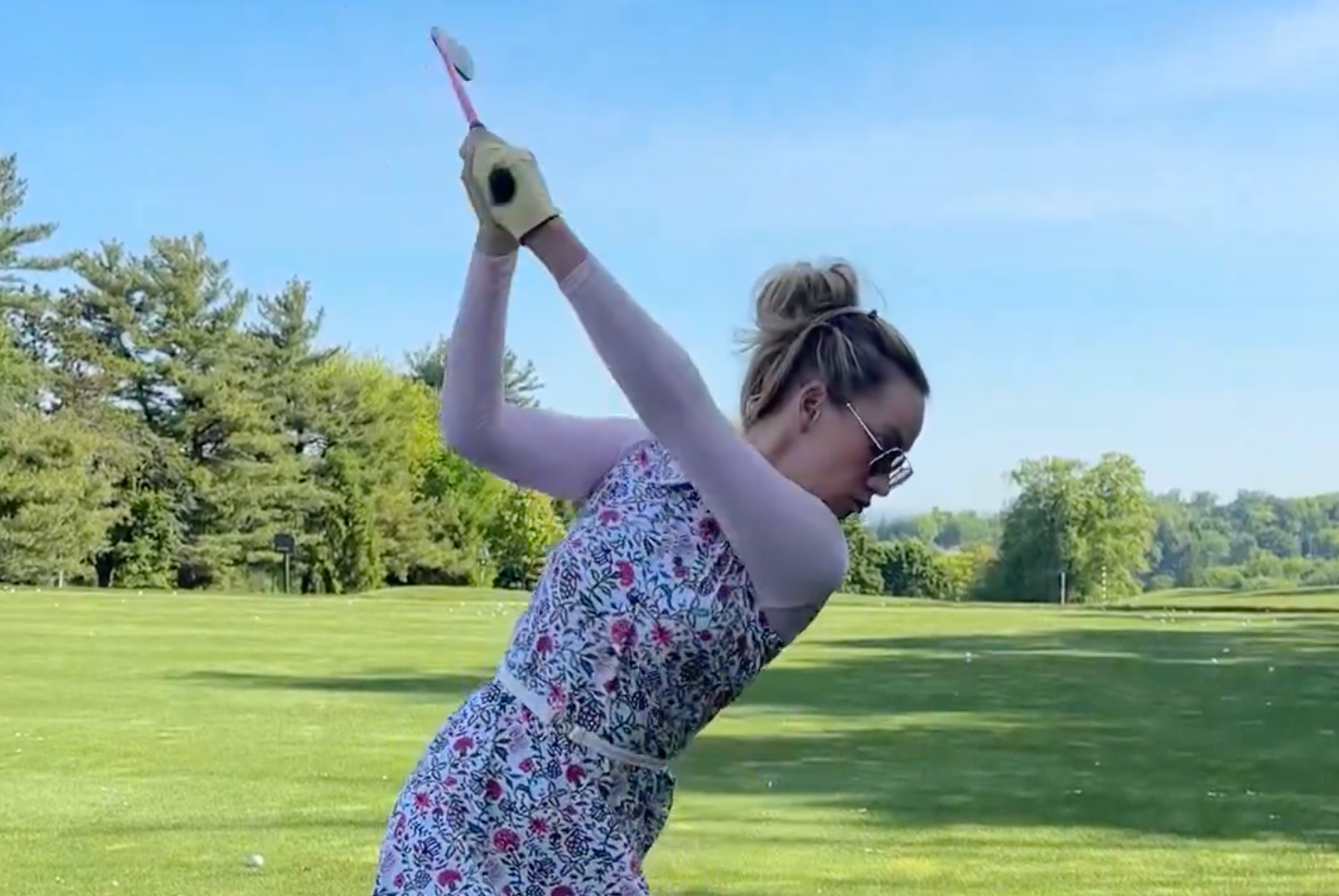 Video Of Paige Spiranacs Golf Swing Was Too Racy For X The Spun
