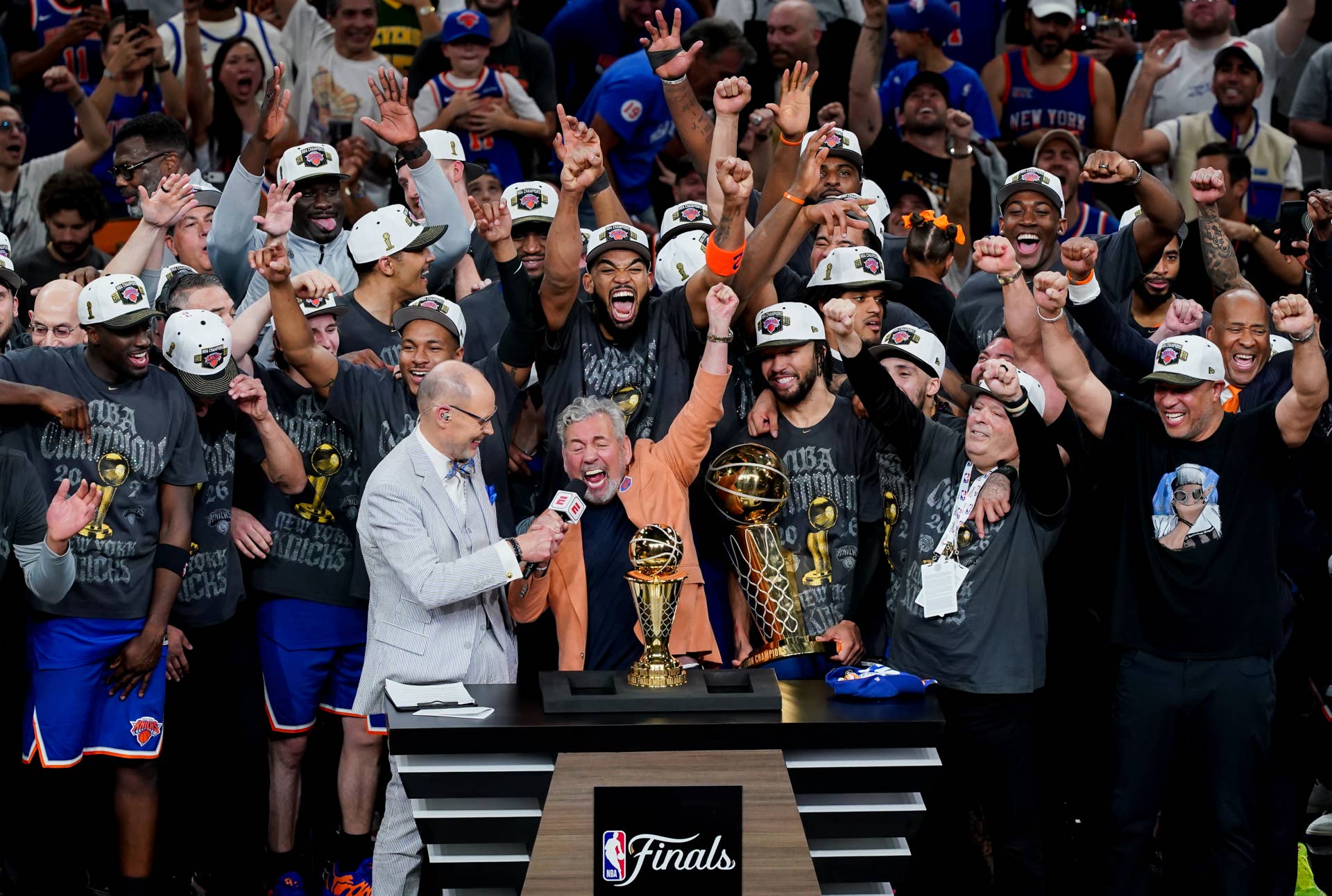 Sports Fans Demanding Change To NBA Finals Trophy Ceremony - The Spun