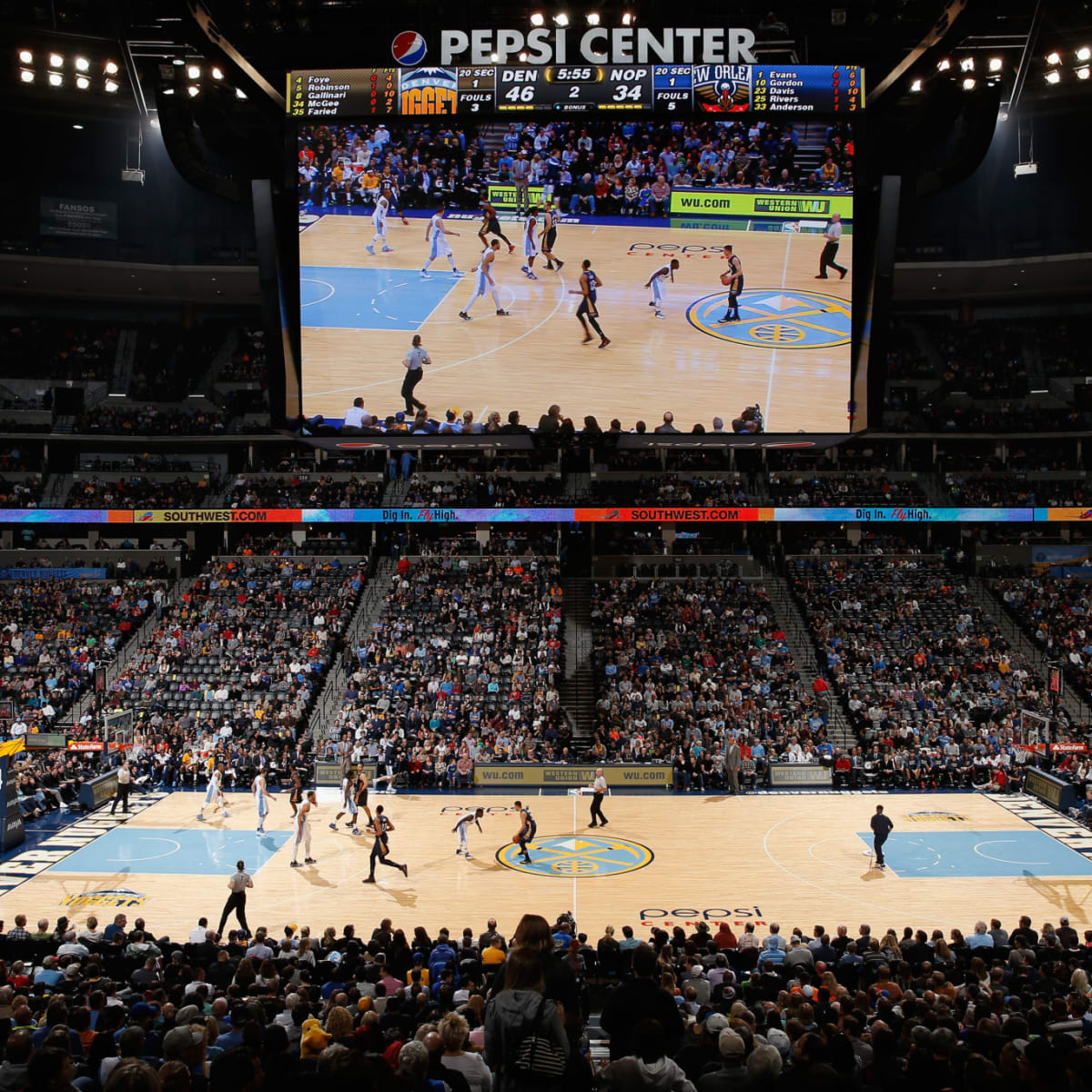 Pepsi Center Seating Chart Nuggets | Cabinets Matttroy
