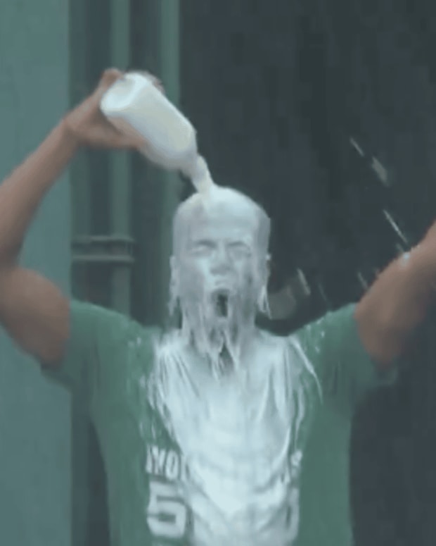 Meet The MLB Fan Going Viral In First Row At Playoff Game - The Spun