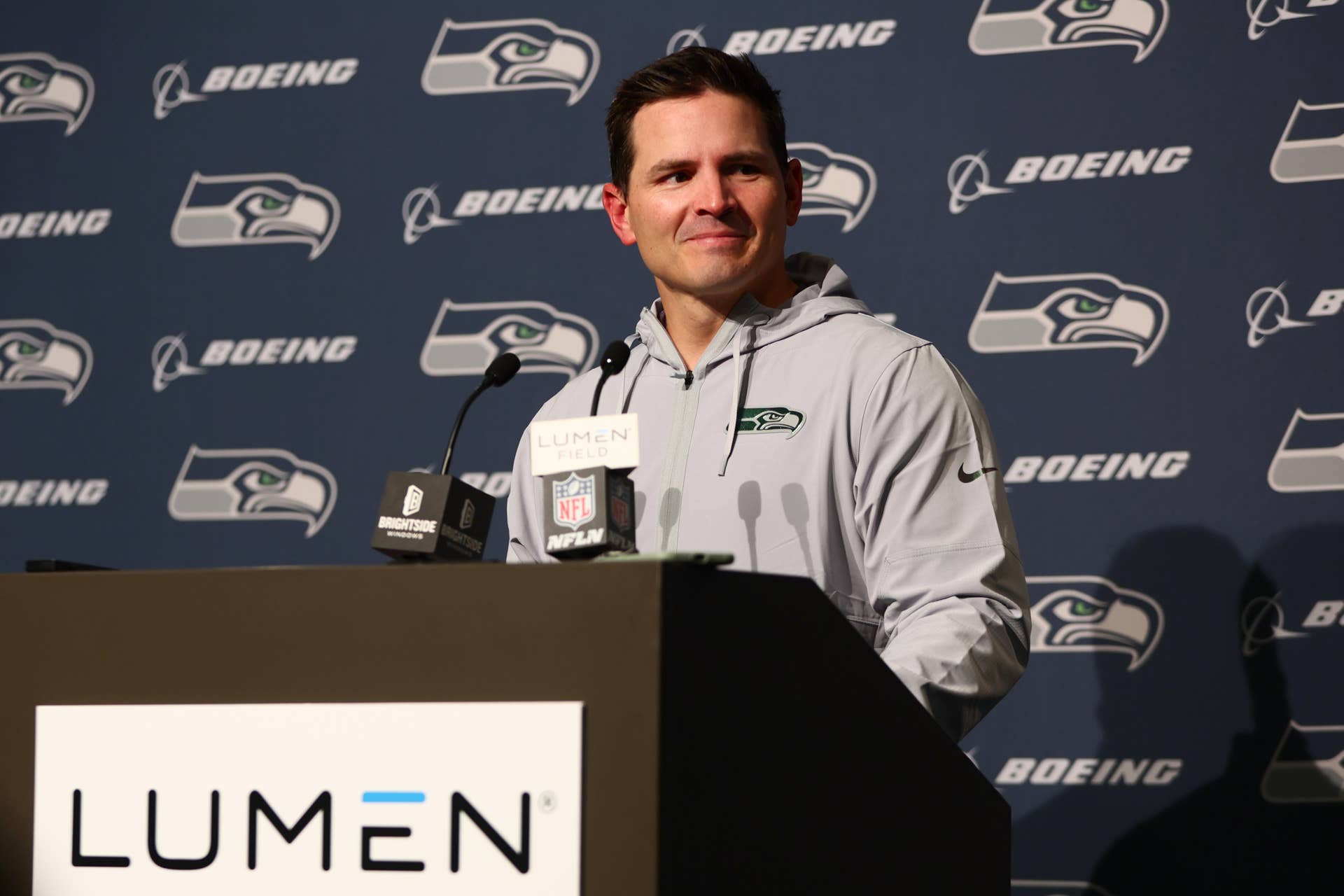 Seahawks Coach Mike Macdonald Snaps Back At Druski At Super Bowl Parade ...