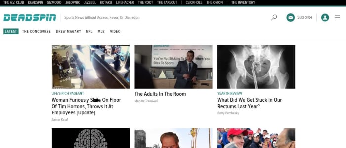 Deadspin Deputy Editor Fired After Site's Staff Told To 'Stick To ...
