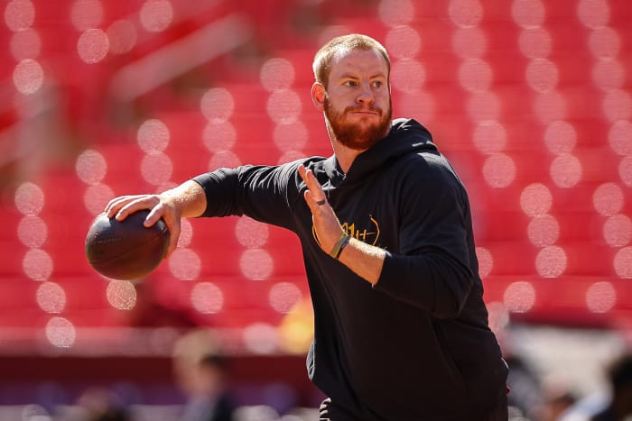 Carson Wentz Reacts To Being Back In The National Football League - The ...