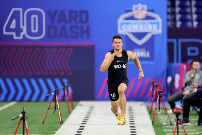 Former Georgia Star Ladd McConkey Dominated The NFL Combine Saturday ...