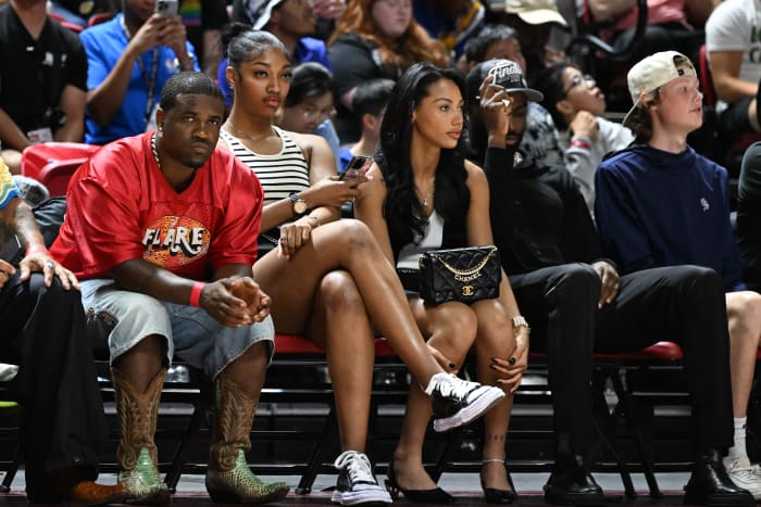 Angel Reese Turns Heads Courtside At NBA Summer League Game - The Spun