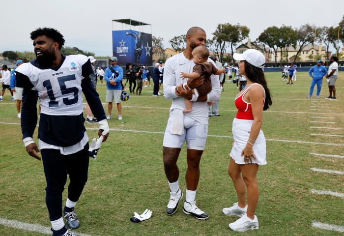 Dak Prescott's Fiancee, Sarah Jane Ramos, Makes Stylish Appearance At Cowboys Training Camp ...