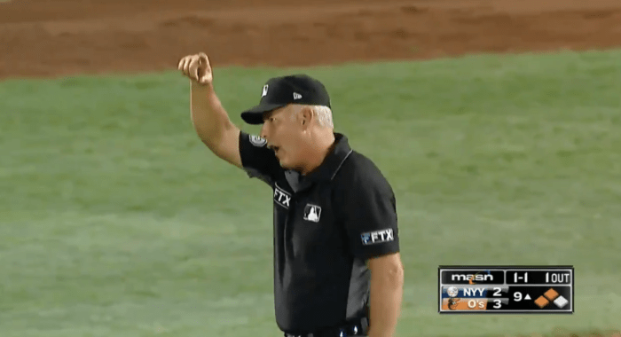 MLB Umpire Explains Reason For Bizarre 'Ejection' Last Night - The Spun