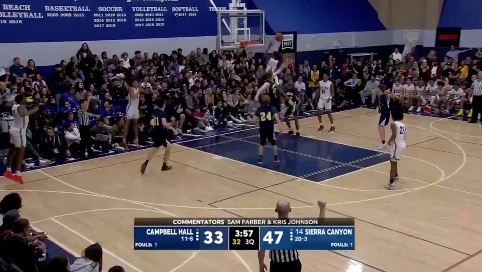Video: Awesome Alley-Oop Dunk By Bronny James Is Going Viral - The Spun