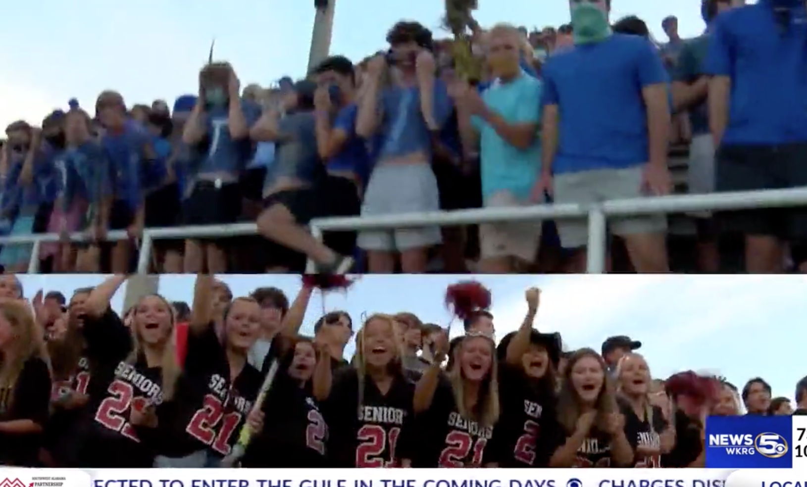 High School Football Game In Alabama Shows Fans Not Wearing Masks - The ...