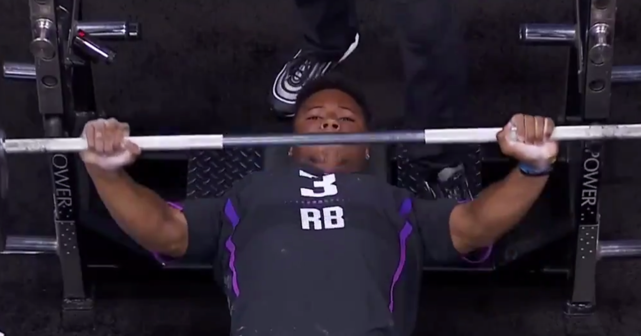 Bench Press Totals For The Wide Receivers At The NFL Combine - The Spun