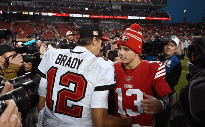 Look: Tom Brady Had 2-Word Message For Brock Purdy - The Spun Look: Tom Brady Had 2-Word Message For Brock Purdy - The Spun