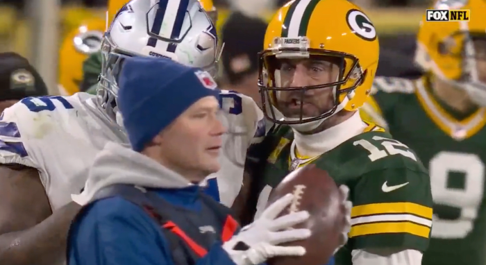 NFL World Reacts To Aaron Rodgers Sideline Video - The Spun NFL World Reacts To Aaron Rodgers Sideline Video - The Spun