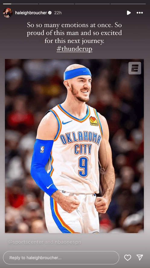 Alex Caruso's Girlfriend Reacts To Him Being Traded - The Spun