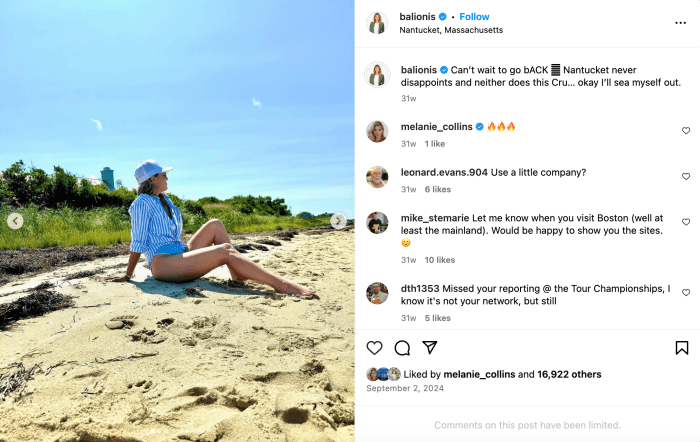 'Stunning' Swimsuit Photo Of Amanda Balionis Turning Heads During The ...