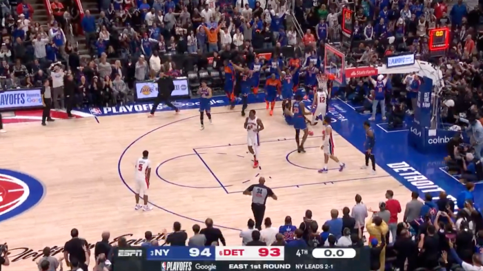 NBA Refs Accused Of 'Rigging' Knicks vs. Pistons Finish - The Spun