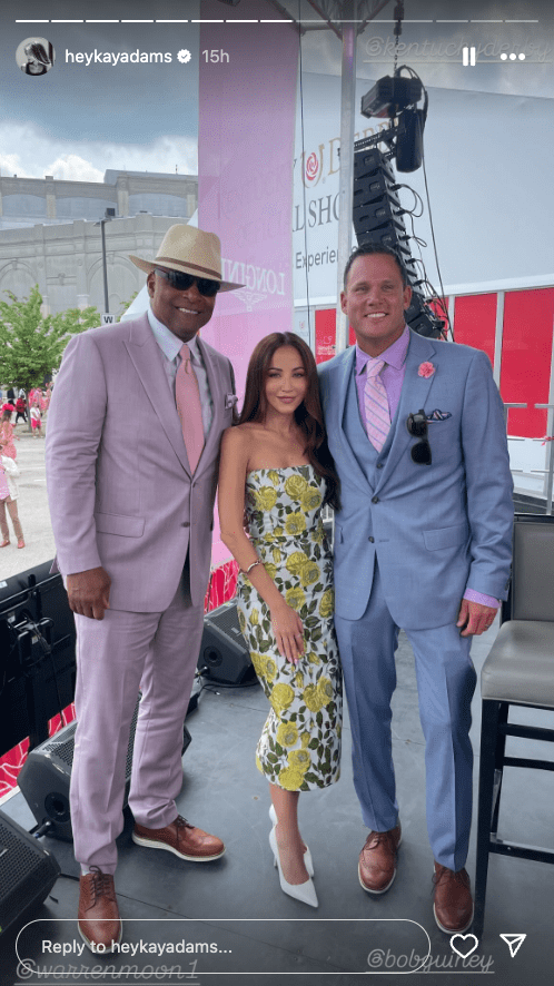 NFL Host Kay Adams Turns Heads With Kentucky Derby Outfit - The Spun