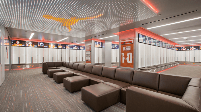 The 10 Best Locker Rooms In College Football In 2024 - The Spun