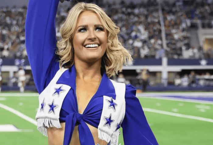 'Stunning' Cowboys Cheerleader Going Viral Before Monday Night Football ...
