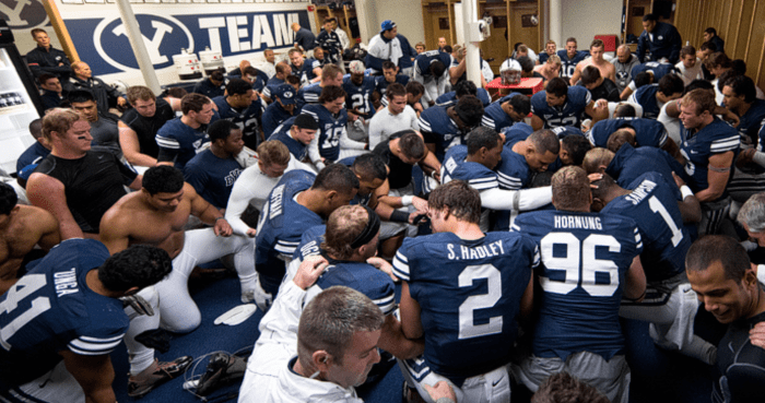 College Football Player's Halftime Speech Violated School's 'Honor Code ...