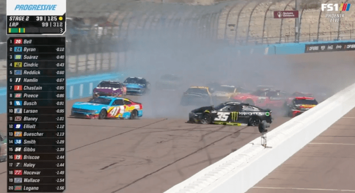 Prayers Pouring In After 'Huge' NASCAR Crash In Phoenix - The Spun Prayers Pouring In After 'Huge' NASCAR Crash In Phoenix - The Spun