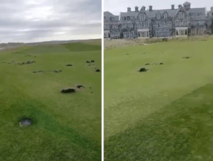 'Tragic' Photo Of President Trump's Damaged Golf Course Goes Viral ...