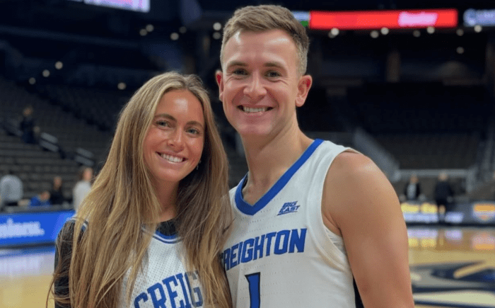 Wife Of Creighton Star Steven Ashworth Turning Heads During NCAA ...