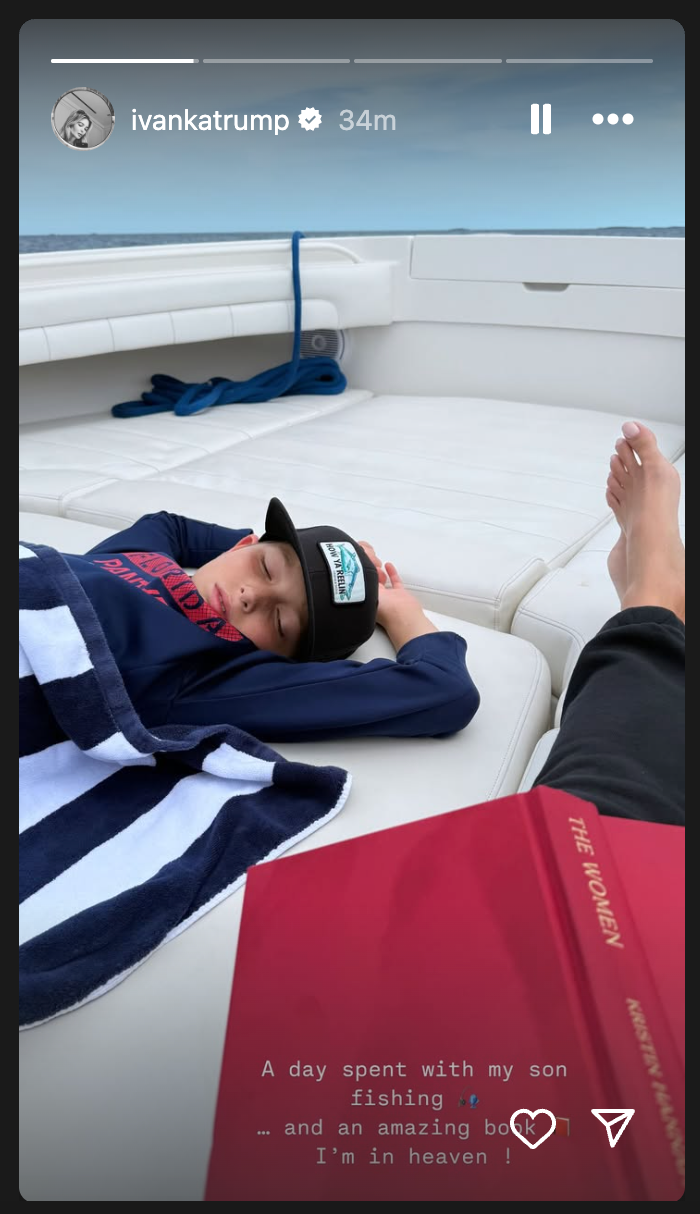 Ivanka Trump Grabs Attention With Boat Photo On Sunday - The Spun