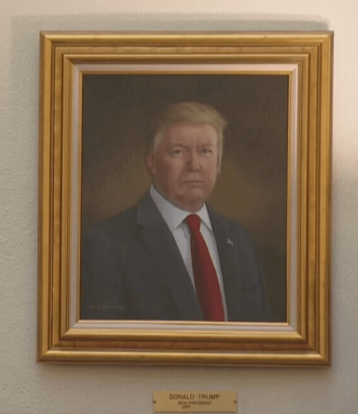 President Trump Wants 'Awful' Portrait Of Himself Removed - The Spun