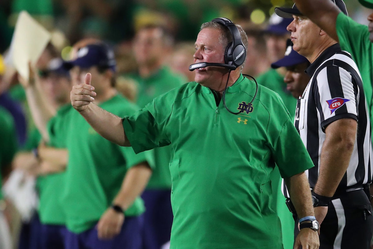 Report: Brian Kelly Has Reached Out To Marcus Freeman - The Spun: What ...