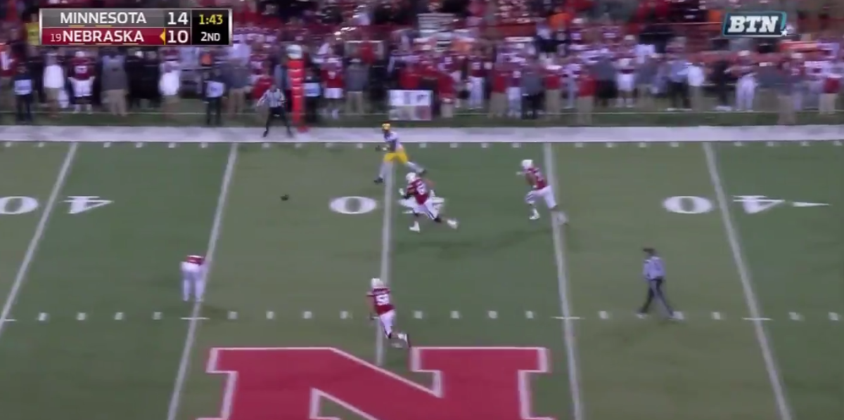 Watch: Nebraska's Caleb Lightbourn Boots Punt For -2 Yards - The Spun ...