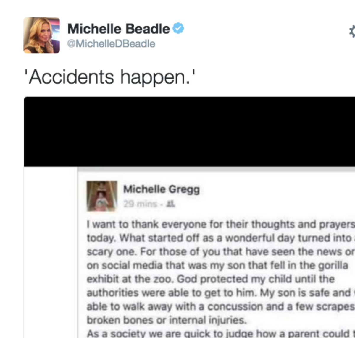 Michelle Beadle's Tweet About Killed Gorilla Sparks Debate - The Spun