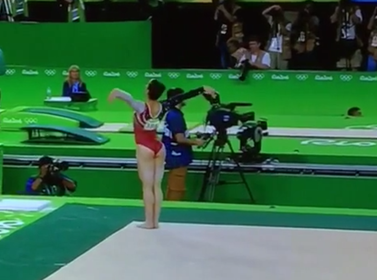 Watch: Aly Raisman's Floor Routine Goes Viral After Ridiculous Flip ...