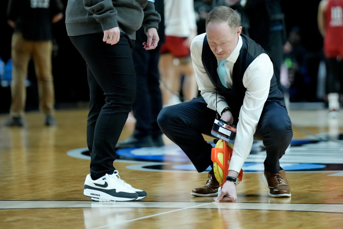 NCAA Reveals How Many Inches Women's 3-Point Line Was Off Sunday - The Spun